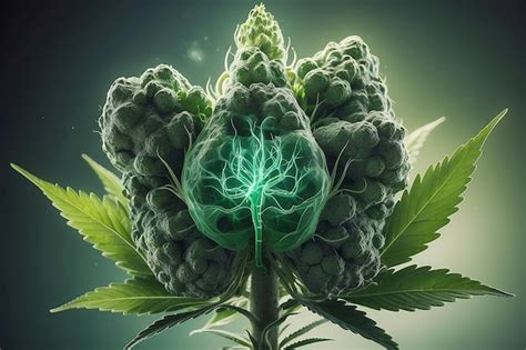 Cbd And The Endocannabinoid System Is Work Premium Ai Generated Image