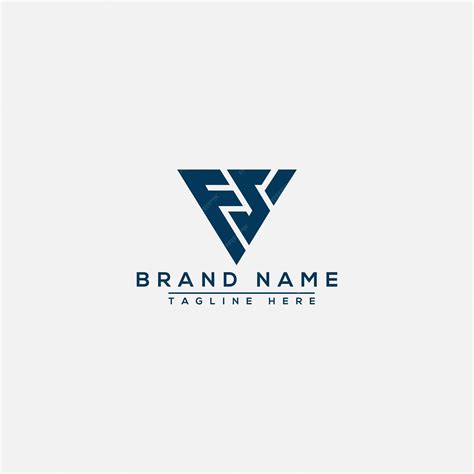Fs 로고 디자인 템플릿 벡터 그래픽 브랜딩 요소 프리미엄 벡터