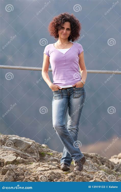 Young Redhead Lady Outdoor Stock Image Image Of Park 13919133