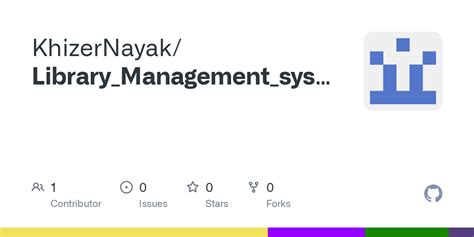 library management system readme md at master · khizernayak library