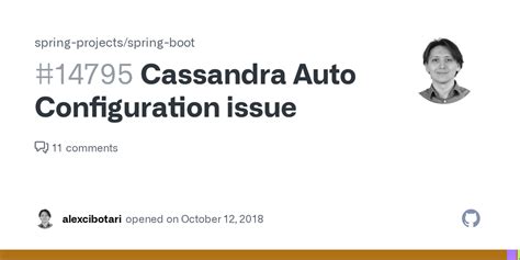 Cassandra Auto Configuration Issue · Issue 14795 · Spring Projects
