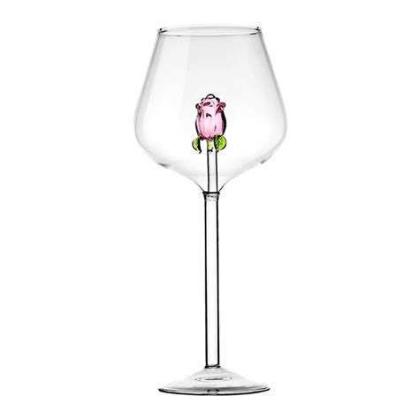 Maxbell Rose Wine Glasses Beverage Cups Wedding Glasses Cocktail Glass