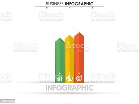 비즈니스 데이터입니다 프로세스 차트입니다 그래프 3 단계 옵션 부품 또는 프로세스 다이어그램의 추상 요소 프레 젠 테이 션에 대 한 벡터 비즈니스 템플릿입니다