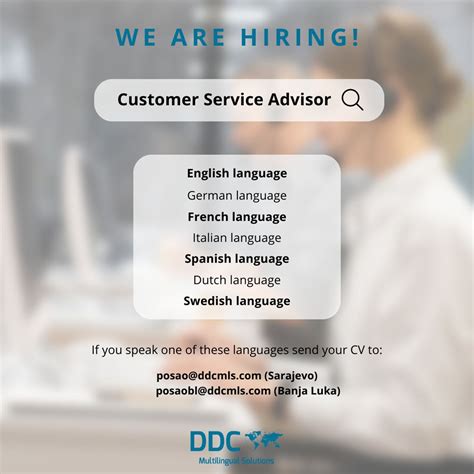 Ddc Mls On Linkedin Customerservice Newopportunity Multilingualcompany