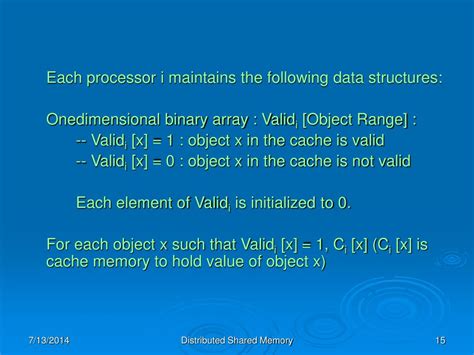 Ppt Distributed Shared Memory Cis825 Project Presentation Powerpoint