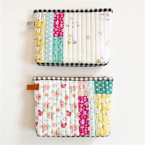 Digital Download Quilted Zipper Pouch Pattern