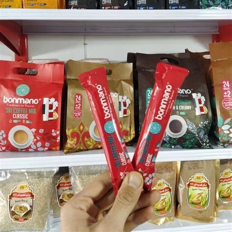 خرید و قیمت کافی میکس 3 در 1 کلاسیک ساشه ای بن مانو پک دوتایی ترب