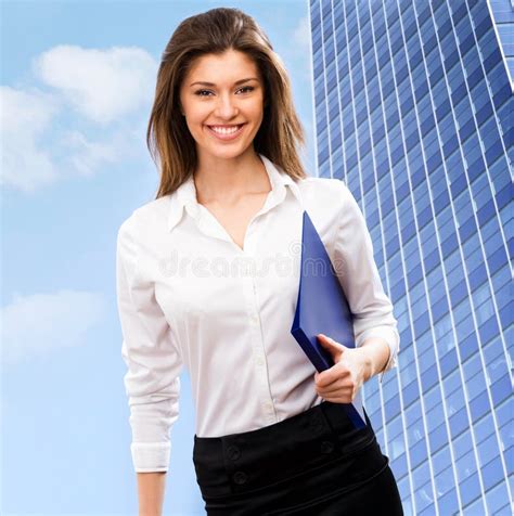 Attractive Real Estate Agent Woman Stock Image Image Of Office