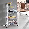 Metaltex PISA Carro Multiuso 4 Cestas Incluye Ruedas Color Blanco 84x41x23 Cm Amazon Es