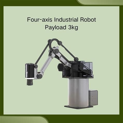 Ce Certified Desktop Small 4 Axis Industrial Robot Visual Palletizing Sorting Stamping
