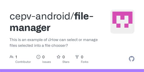 GitHub Cepv Android File Manager This Is An Example Of How Can Select Or Manage Files