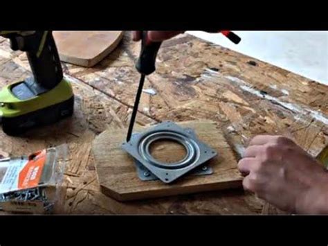 How To Make A Lazy Susan Turntable OR DIY Lazy Susan Install Hardware YouTube Diy Lazy Susan