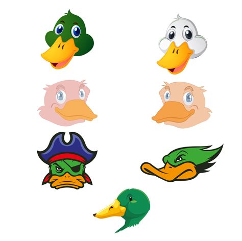 Cartoon Duck Head