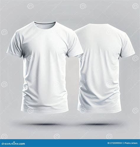 Modelo De Camiseta Branca Real
