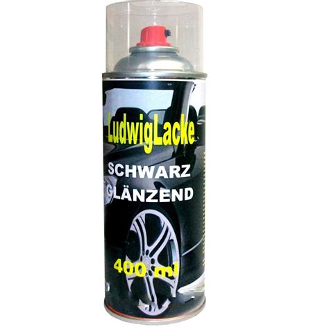 Lackspray Schwarz glänzend Spraydose 1 x 400 ml 3 78