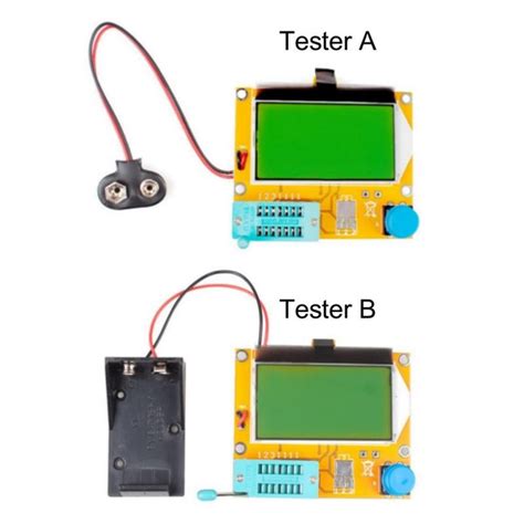 Lcr T4 Transistor Tester Diode Triode Multifunctional Lcd Screen Tester Acrylic Case Wish