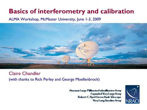 Ppt Basics Of Interferometry And Calibration Powerpoint Presentation