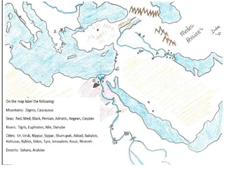 Map Seas Diagram Quizlet