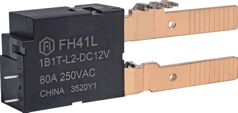 Magnetic Latching Relay 80a Switching Capability Low Power Consumption
