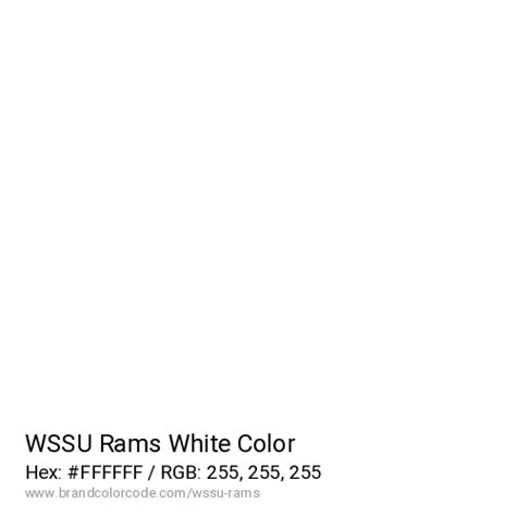 Wssu Rams Brand Color Codes