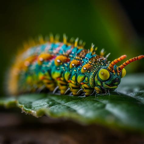 Download Ai Generated Caterpillar Insect Royalty Free Stock