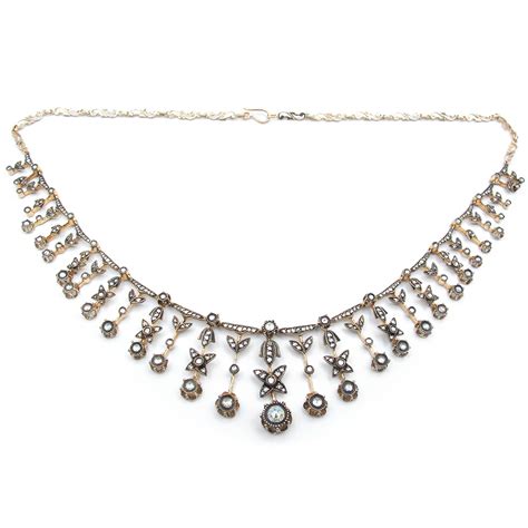 Elmas Akıtma Gerdanlık Elmas Takı