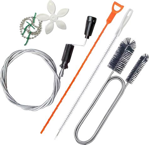 5 Pcs Drain Unblocker Set 118 Inch Drain Auger Wire 61 Inch Flexible
