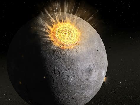 Asteroids Identified As Source Of Moons Water Astronomy Now