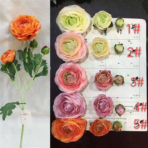 Hr7373 Artificial Ranunculus Flowers Sen Masine