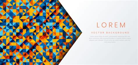 Abstract Colorful Triangles Geometric On White Background 3462460 Vector Art At Vecteezy