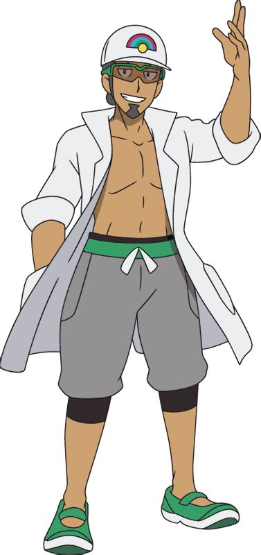 Professor Kukui Sun Moon Anime By Pokemonsketchartist On Deviantart