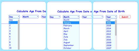 Calculate Age From Date Of Birth Using Php Sourcecodester