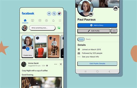Neu Brutalism Facebook App Ui Concept On Behance