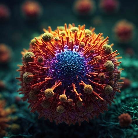 Premium Ai Image Virus Cell
