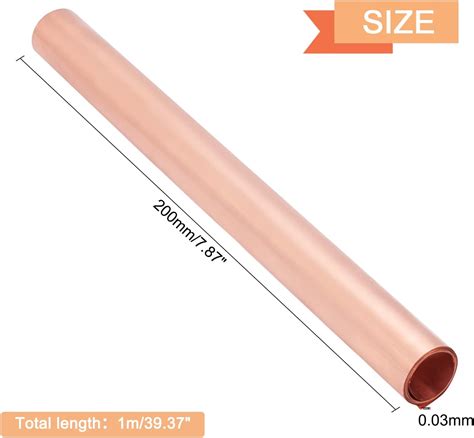 OLYCRAFT Rollo De Cobre De In De Alta Pureza De Cobre Puro A