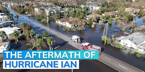 Video Birds Eye View Of Widespread Destruction Caused By Hurricane