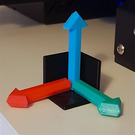 Fichier STL gratuit Modèle 3D de l axe des coordonnées cartésiennes