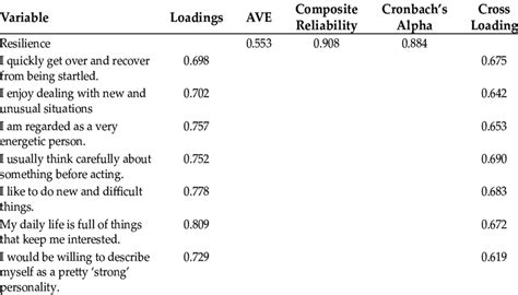 The Result Of Validity And Reliability Testing Continued Download