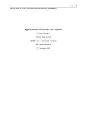 Applying Rational Functions Mid Unit Assignment Pdf P Age Running Head APPLYING