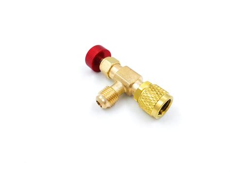 Вентиль с нажимом на ниппель fc-34b (hc-1223) sae 5/16" / 5/16"(r410 ...