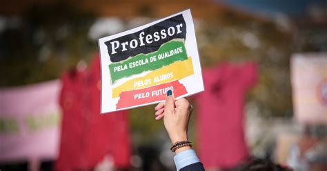 Manifestação De Professores Em Oeiras Psp Diz Que Não Havia