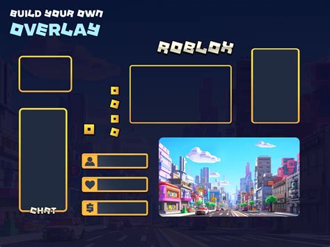Roblox Animated Stream Package Stream Overlay Twitch Roblox Noob