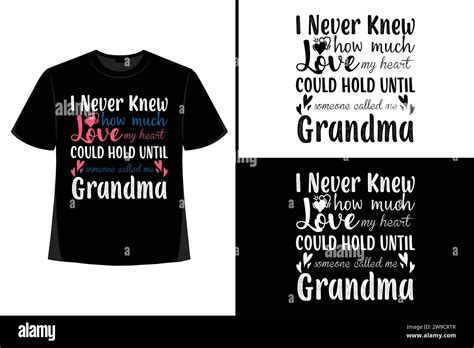 Grandma T Shirt Design Grandmother Grandma T Shirt Design Typography