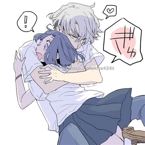 Hug ハグの日 Tachibana Lita Anime Poses Reference Anime Character