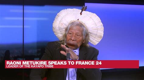 Indigenous Leader Raoni Wants To Make Sure Brazils Lula Will Keep