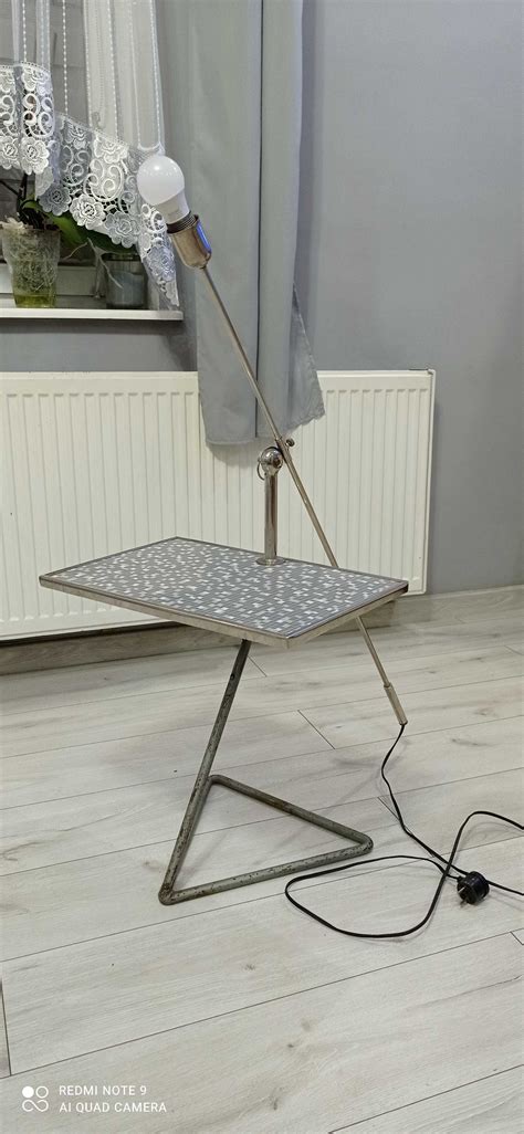 Stary Stolik gazetnik z lampą PRL lata 60 70 Lubawa OLX pl