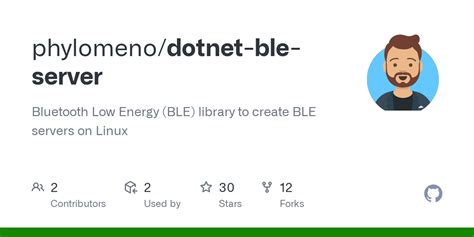 Github Phylomenodotnet Ble Server Bluetooth Low Energy Ble