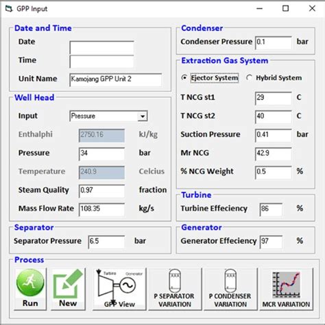 An Input Interface Of The Single Flash Kamojang Gpp Download