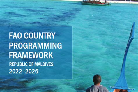Fao Country Programming Framework Maldives 2022 2026 United Nations In Maldives