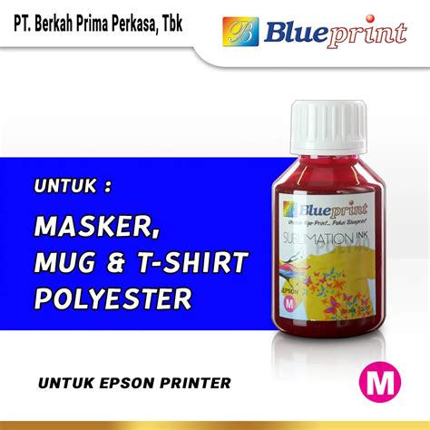 Tinta Sublim Epson BLUEPRINT Refill For Printer Epson 100ml Merah Tinta Epson Blueprint